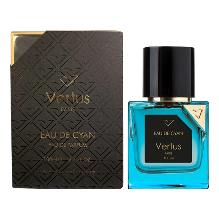 Парфюмерная вода унисекс Vertus Eau De Cyan 100 мл / Вертус О Де Сиан духи водная свежесть