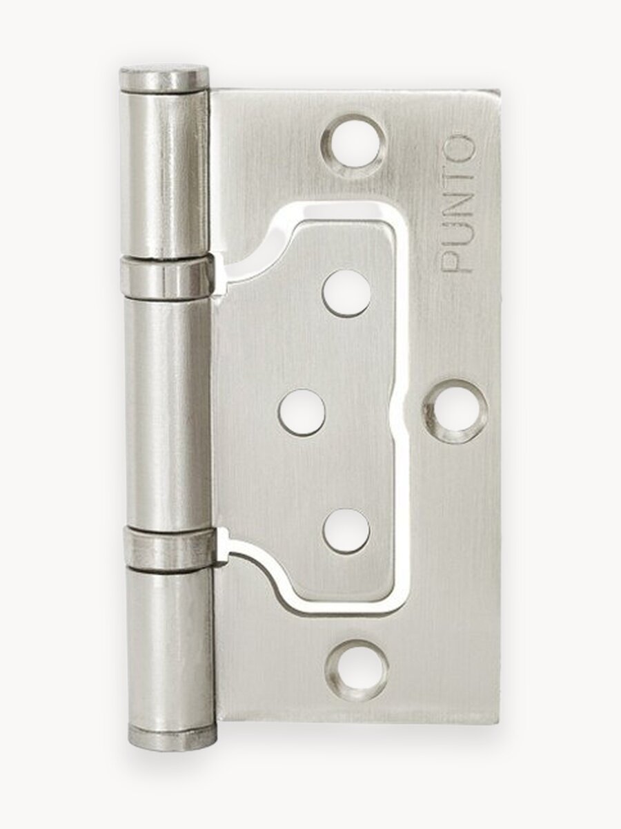 Петля универсальная без врезки Punto IN3200W-HD PN (200-2B/HD 75x2,5) мат. никель