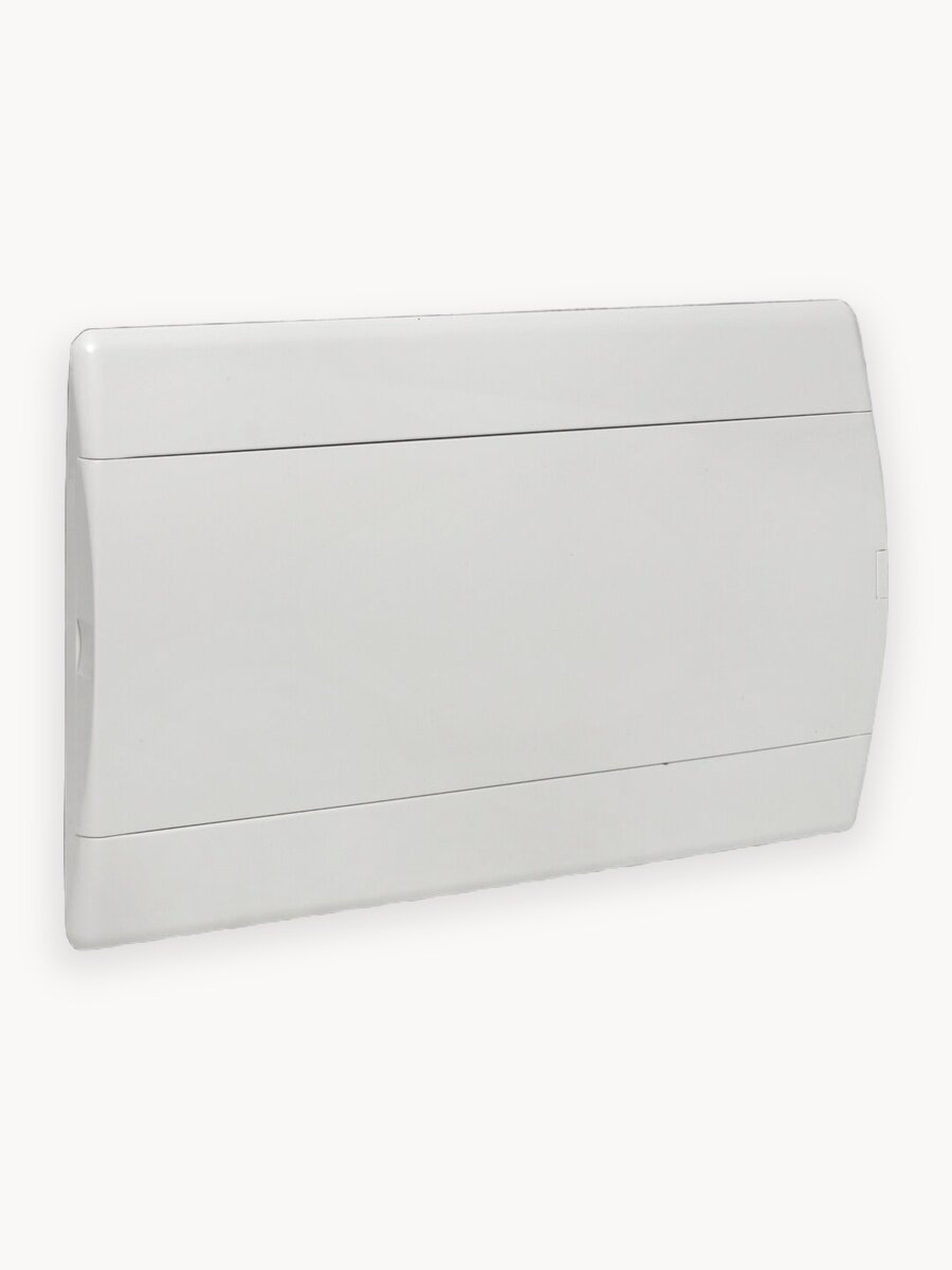 Щит распределительный встраиваемый пластиковый EKF "SlimBox" ЩРВ-П-18 белая дверца IP41