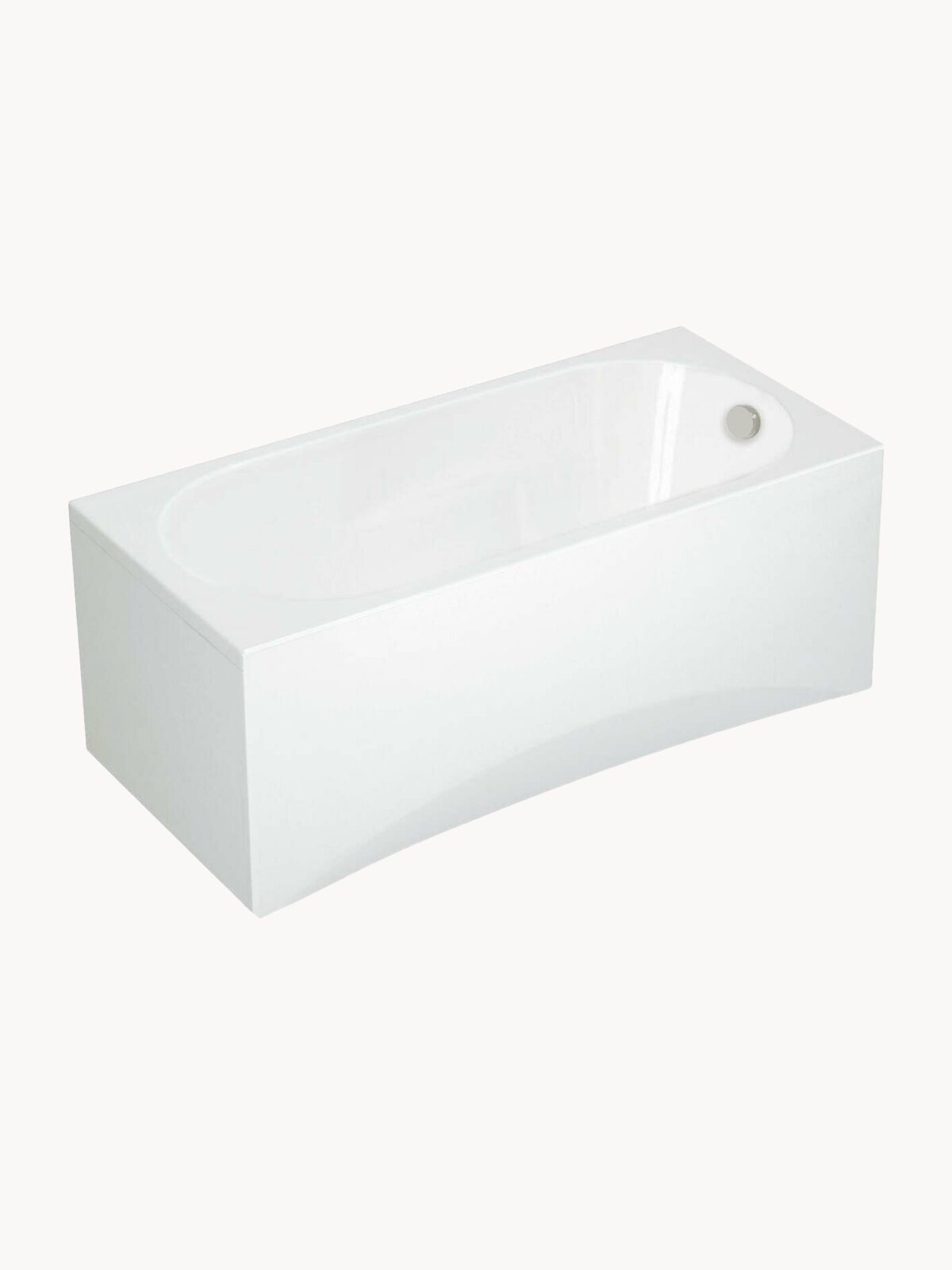 Ванна акриловая Cersanit "Mitto", 150 см x 70 см, прямоугольная, встраиваемая, белая