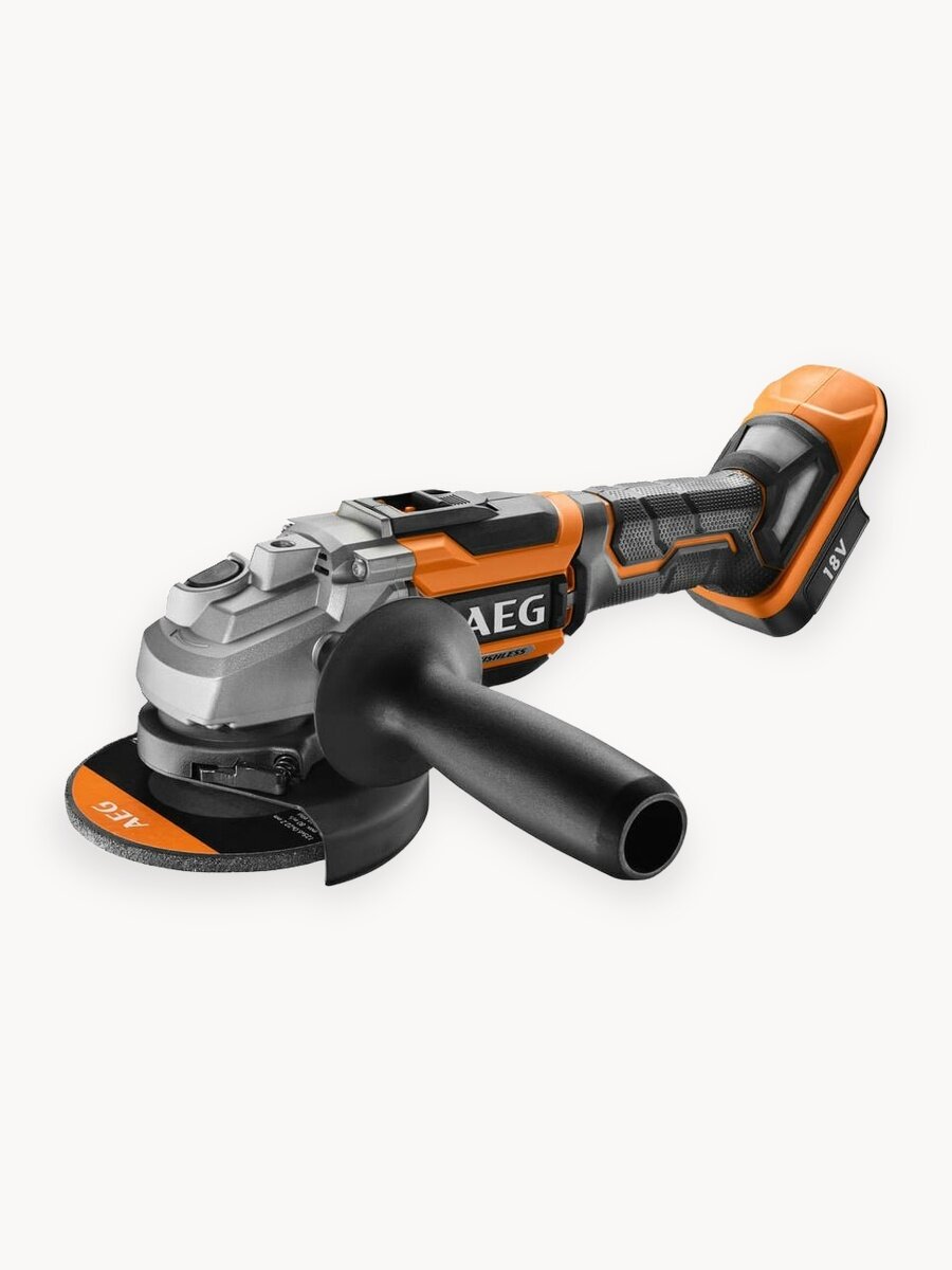 Бесщеточная угловая шлифмашина AEG BEWS18-125BL-0, высокую производительность