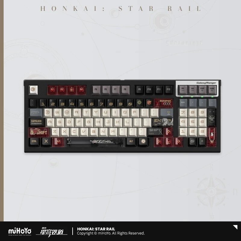 Механическая клавиатура miHoYo Honkai Star Rail Boothill «Он — сокровище» Clicky switches