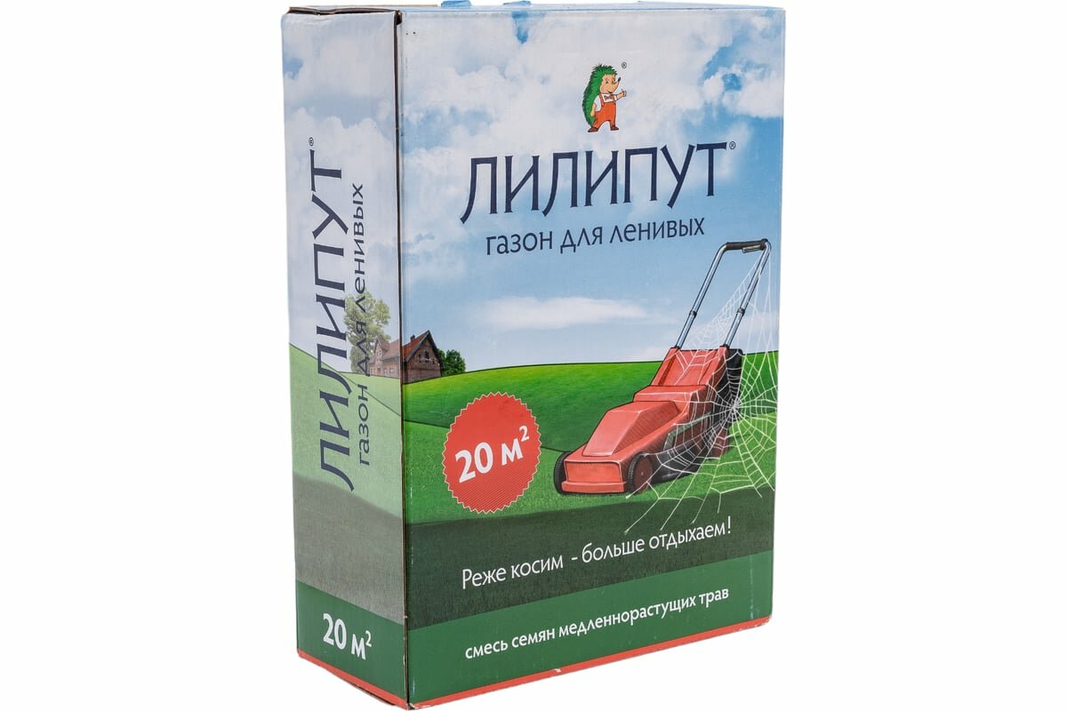 Лилипут - газон для ленивых 0,5 кг, смесь семян медленнорастущих трав 4607160331379