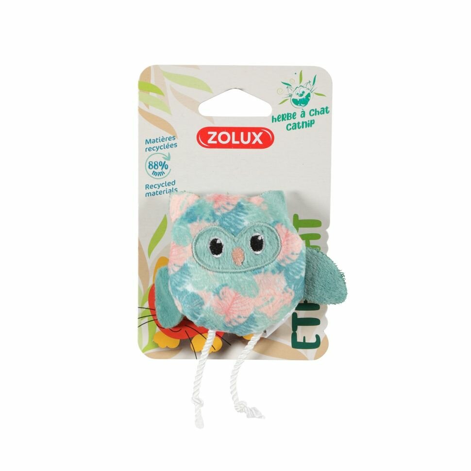 ZOLUX: Совенок, игрушка для кошек, с кошачьей мятой, 9 см, 580743