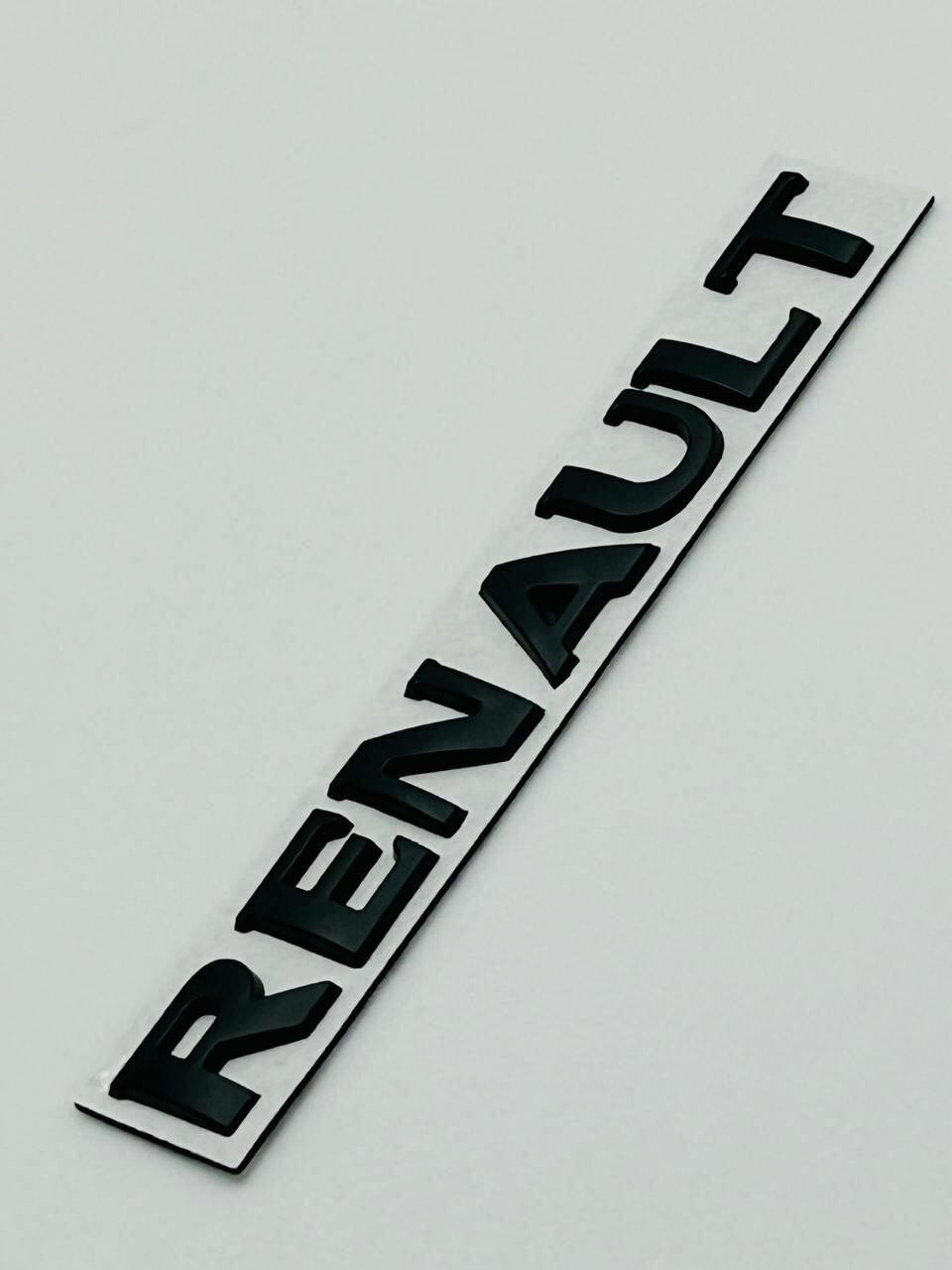 Шильдик Наклейка Renault Black 14см Black