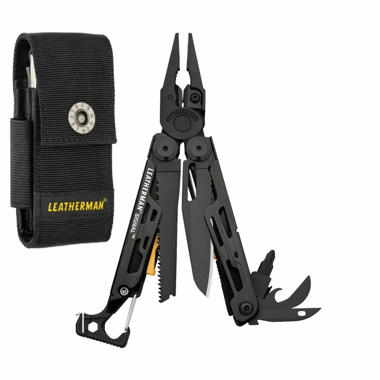 Мультитул Leatherman Signal Black с чехлом 832586
