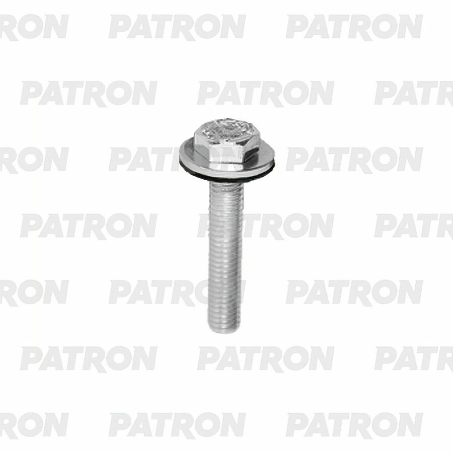 Винт металлический с шайбой, универсальный M6x35x16mm