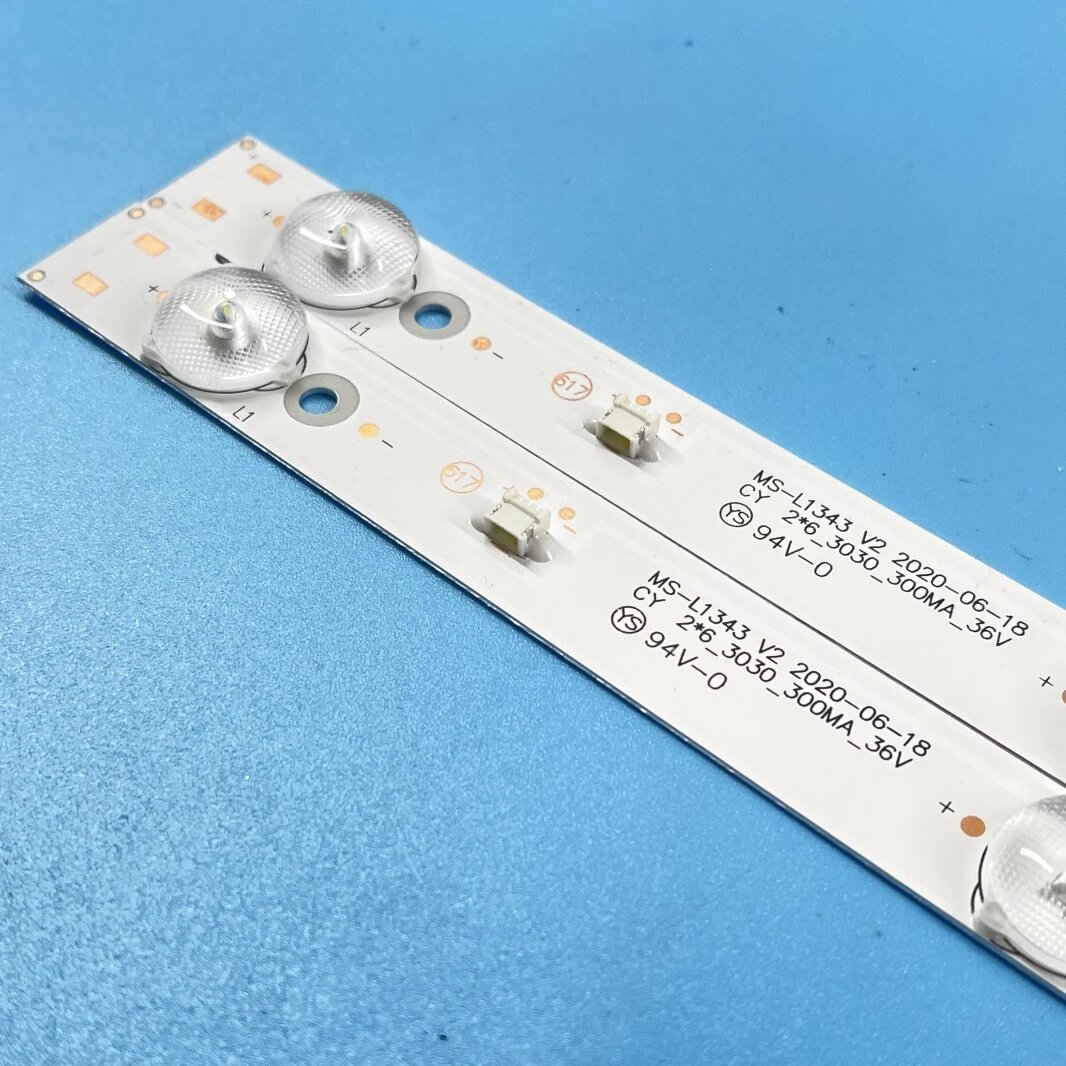 32-дюймовые светодиодные ленты для подсветки телевизора MS-L1343 V1 V2 8D32-DNWR-A3206B CY 2*6_3030_300MA_36V Линейки для ТВ-баров JL.D 32061330 -081A