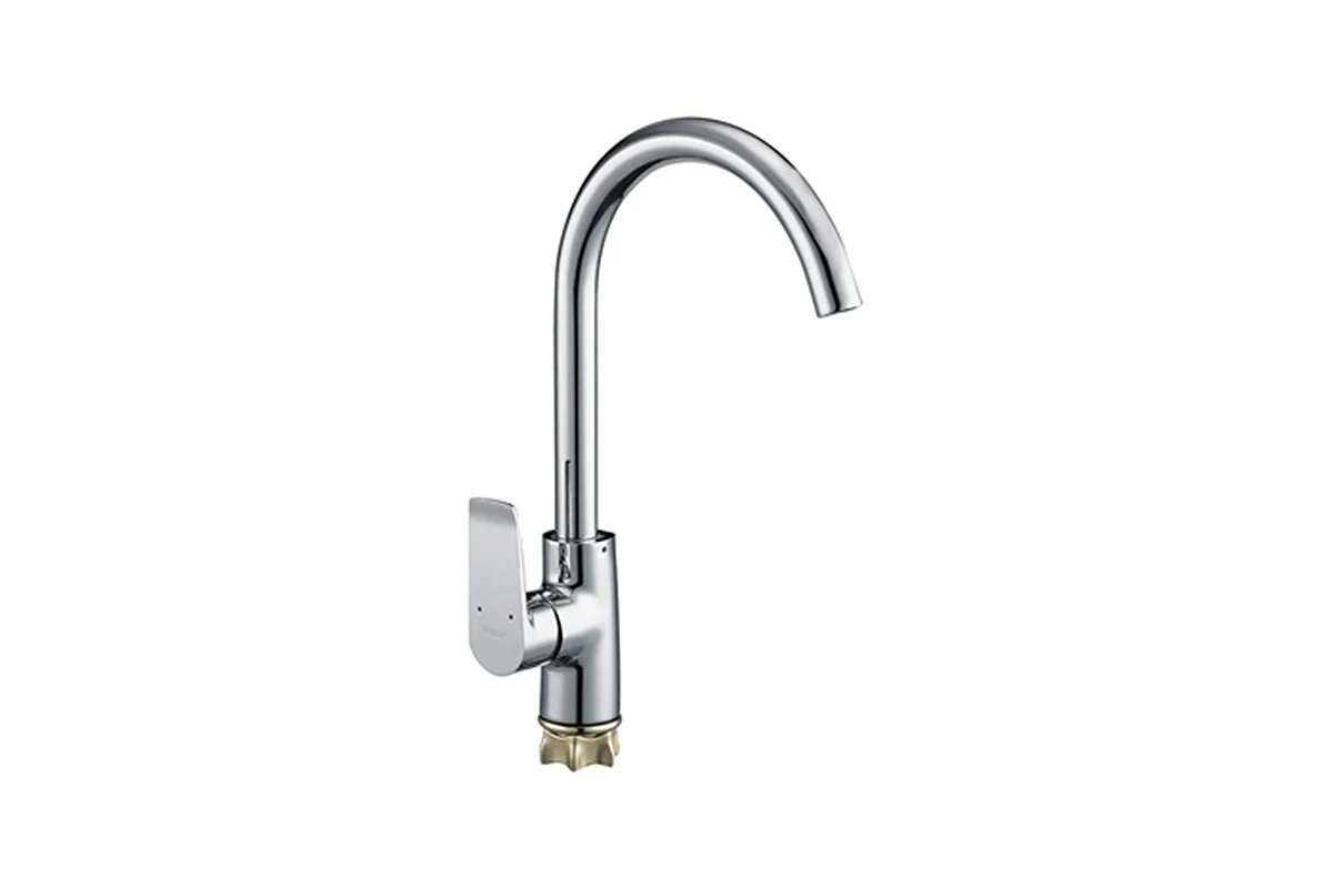 Смеситель G.Lauf "GOB4-A134", хром, поворотный излив, гибкий монтаж