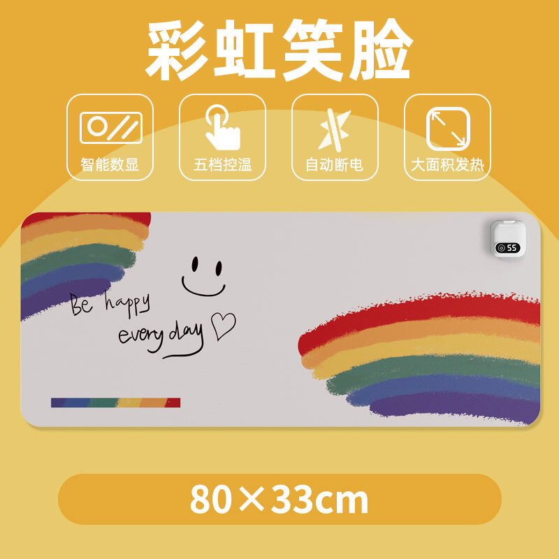 Горячая продажа SG Нагреваемая подставка для стола Кожаная водонепроницаемая защита для рабочего стола Подогреватель для рук для студентов Подставка для стола Нагревательное облако