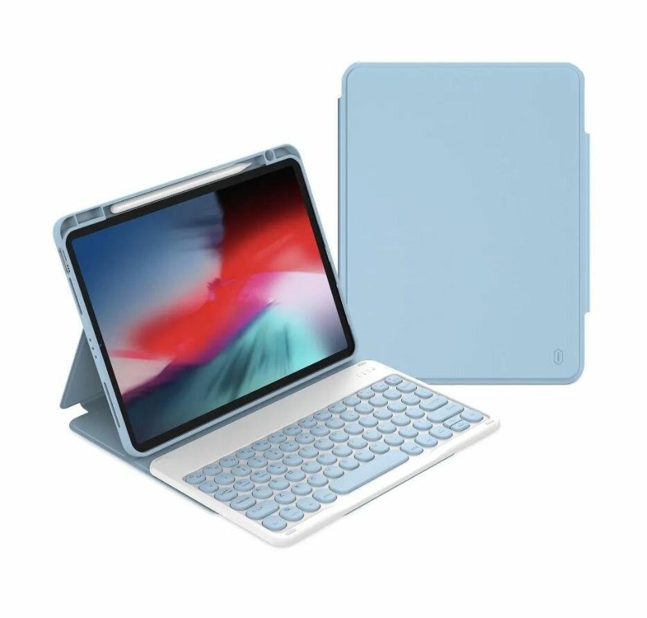 Чехол с клавиатурой для айпада WiWU Protective Keyboard на iPad 10.2 / 10.5 дюймов - Черная