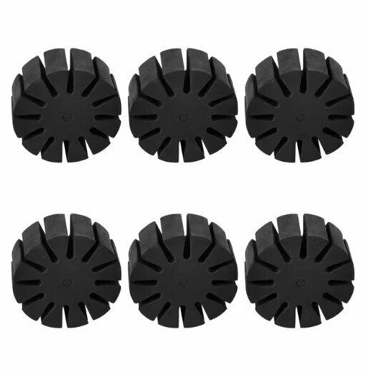 Регулируемый чехол для стрел из полиэтилена Черный, 6pc Split Sponge