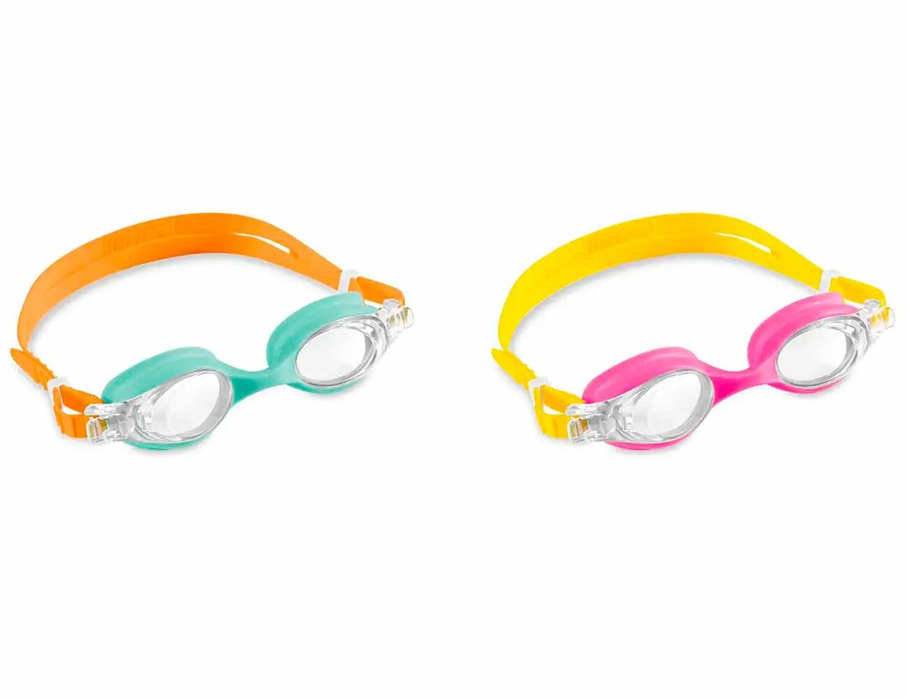 Набор из двух очков для плавания Детский (Kids Goggles Twin-Pack), от 3 до 8 лет, 55693-микс