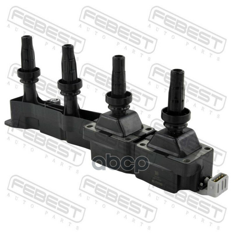Катушка зажигания! Citroen C2/C3/C4, Peugeot 206/207/307 1.6i 00> Febest арт. 25640001