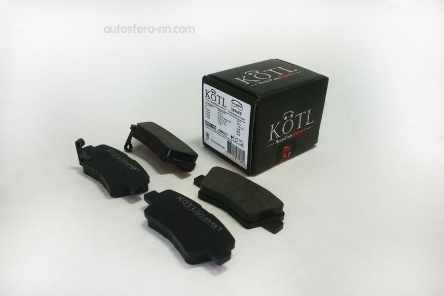 KOTL 3494KT Колодки тормозные дисковые задние к-т HYUNDAI SOLARIS 10-/SONATA V (NF) 05-/KIA