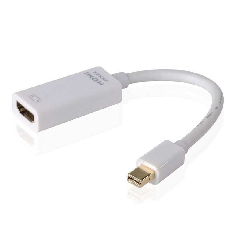 Mini Display Port Mini DP, для Apple MacBook, MacBook Pro, iMac, MacBook Air, Mac We Mini Laptop для HDMI HDTV AV TV Поддержка разрешения 4K, 3D-кабель-адаптер