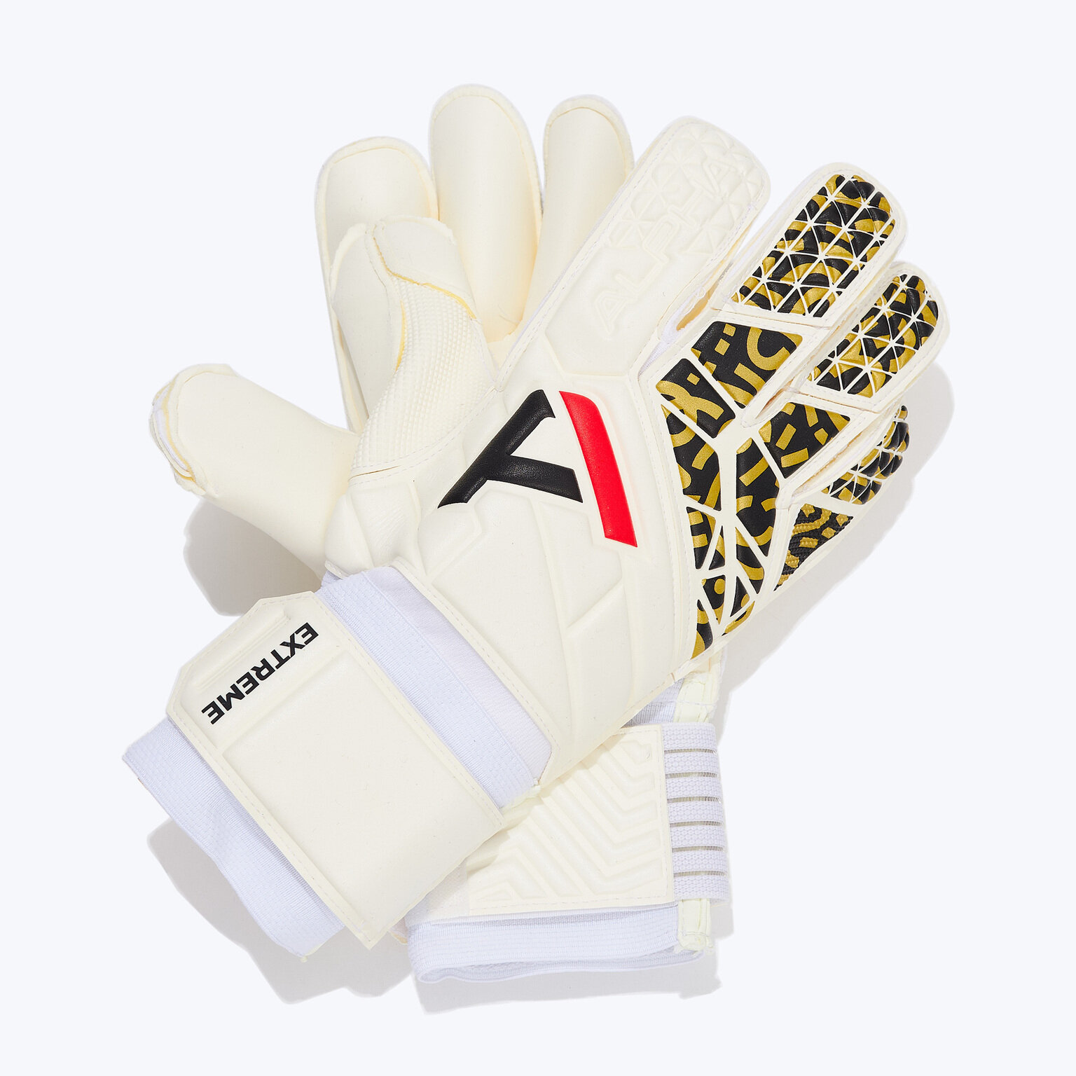 Перчатки вратарские AlphaKeepers Pro Roll Extreme P1 146103, размер 9.5 (9.5 Размер ), Белый