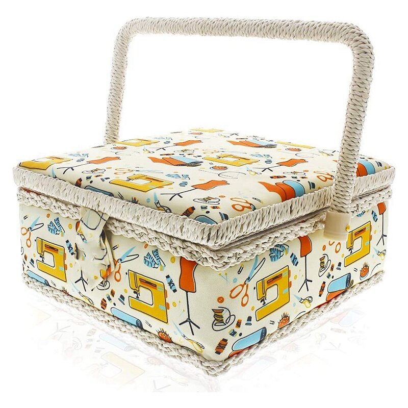 Ящик для хранения игл, ножниц, ниток, ящики для хранения, деревянная рамка, ящик для хранения швейных принадлежностей, контейнер для хранения дома, организация, маленький