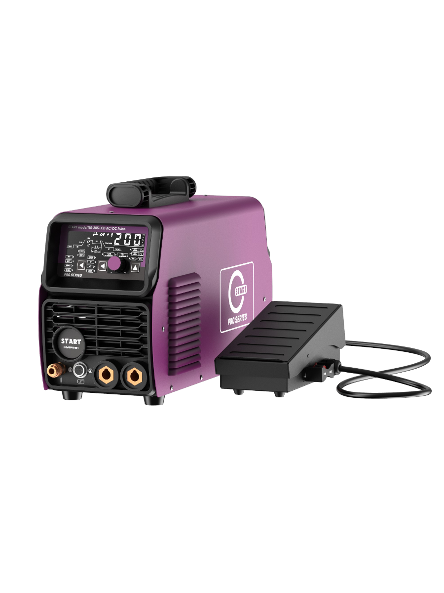 START modelTIG 205 LCD AC/DC TIG PULSE Установка аргонодуговой сварки 3W205APL