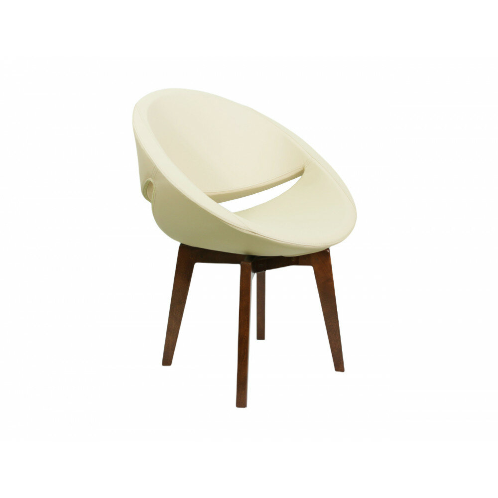 (avr-s111-be) Стул Авреал, искусственная кожа, цвет бежевый Ecotex 3014, опора деревянная (арт.111)