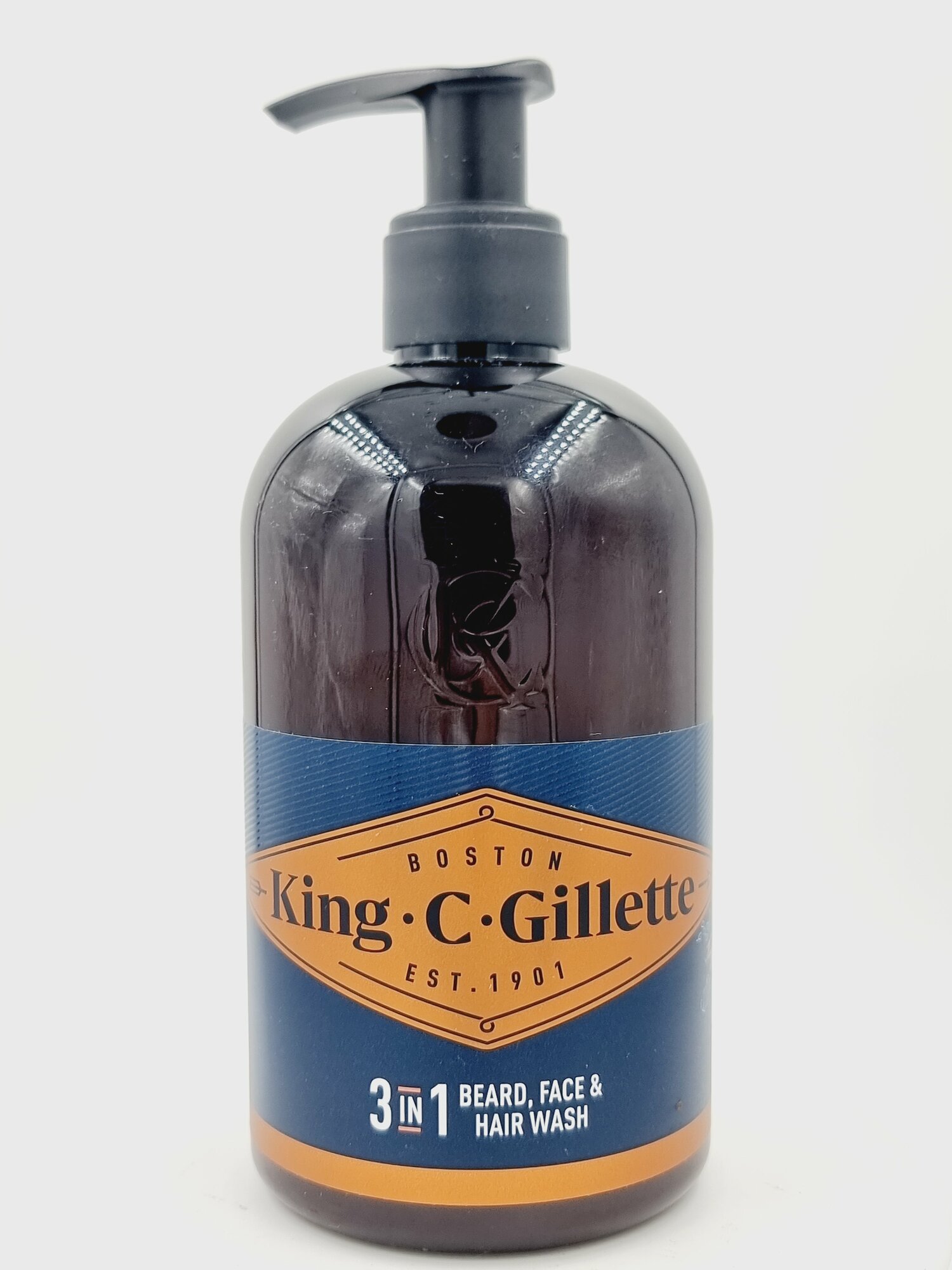 King C. Gillette Моющее средство для бороды и лица, 350 мл (Германия)