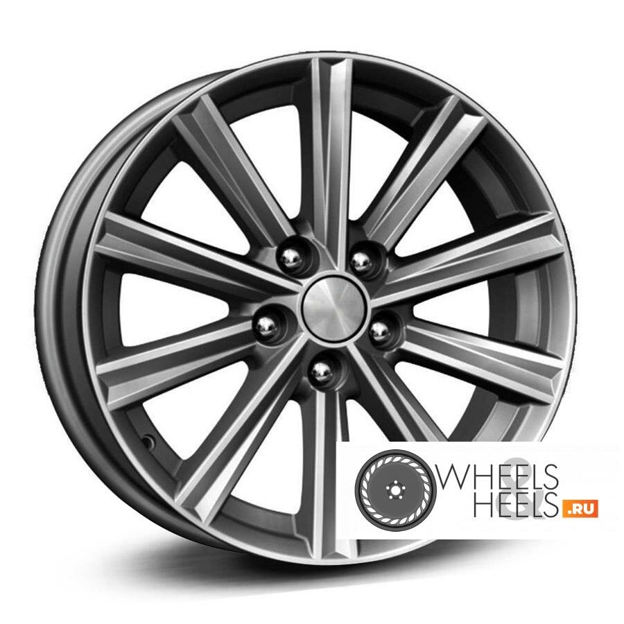 Диск автомобильный литой КиК Камрик 15x6.5 4x98 et35 dia58.5 Антрацитовый