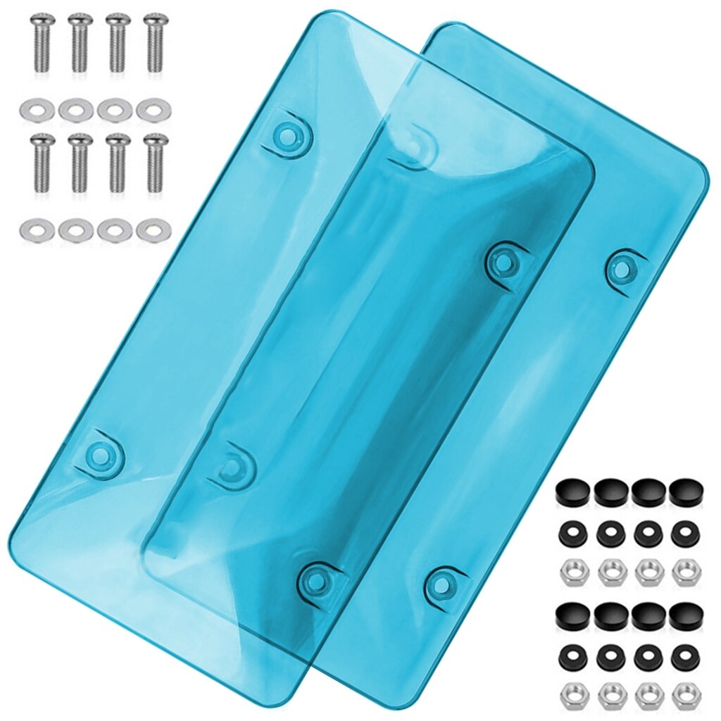 Универсальная Посадка Небьющиеся Накладки На Номерные Знаки Долговечные Накладки на Номерные Знаки Модернизация для американских Номеров