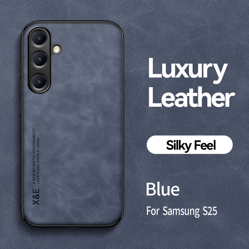 Подходит для Samsung Galaxy S25 / Самсунг Галакси S25 Чехол для смартфона, с защитой камеры и противоударным кожаный, S25, подставка, soft touch,360° Полная защита, резина, пластик, искусственная кожа,