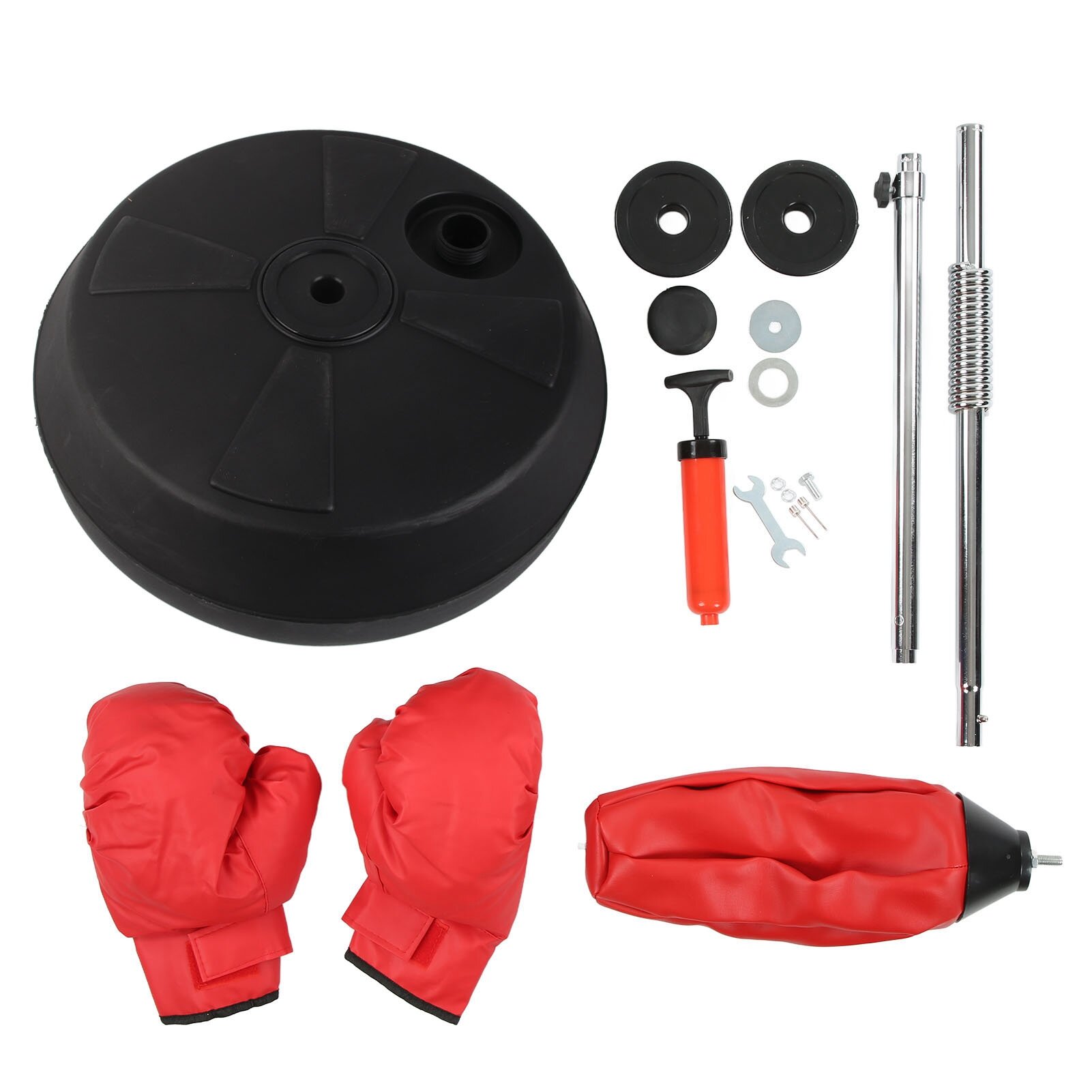 Боксерская груша с подставкой, перчатки, боксерская груша, регулируемый вертикальный боксерский мяч для детей и взрослых, упражнения для фитнеса