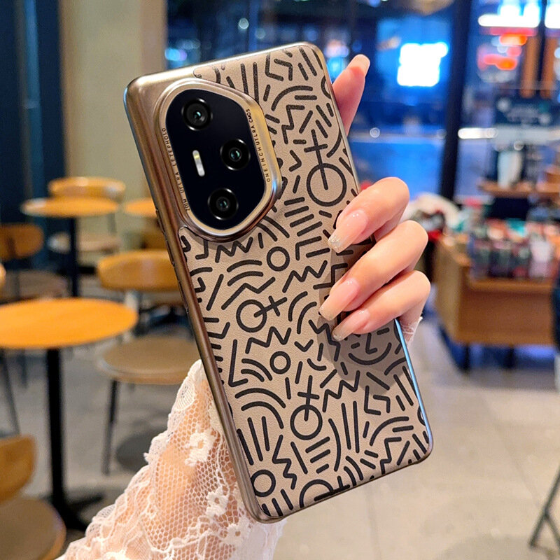 Подходит для Honor 300 Pro /Хонор 300 Про Модный Чехлы для телефонов, Защита камеры и экрана, 300 Про, подставка, soft touch,360° Полная защита, резина, пластик, силикон, защита камеры, ударопрочный