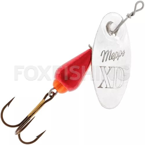 Блесна вращающиеся Mepps Xd №3 7гр. #Platium S Red