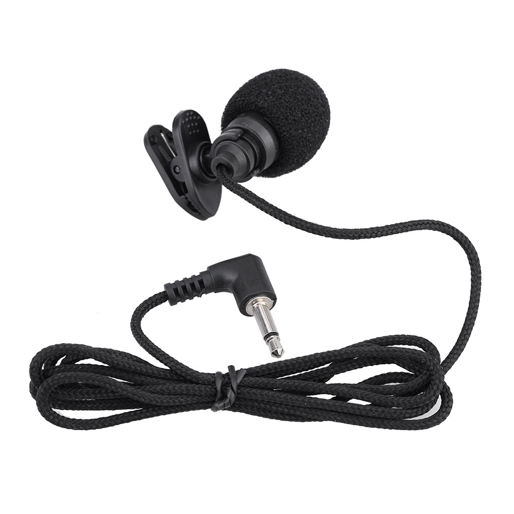 Mini Portable Clip-on Lapel Hands-free 3.5mm Jack Condenser Microphone Mic for Computer PC Laptop Loundspeaker