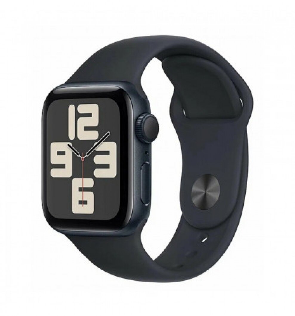 Умные часы Apple Watch Series SE 2024 44mm Aluminium Case, Midnight Sport Band S/M