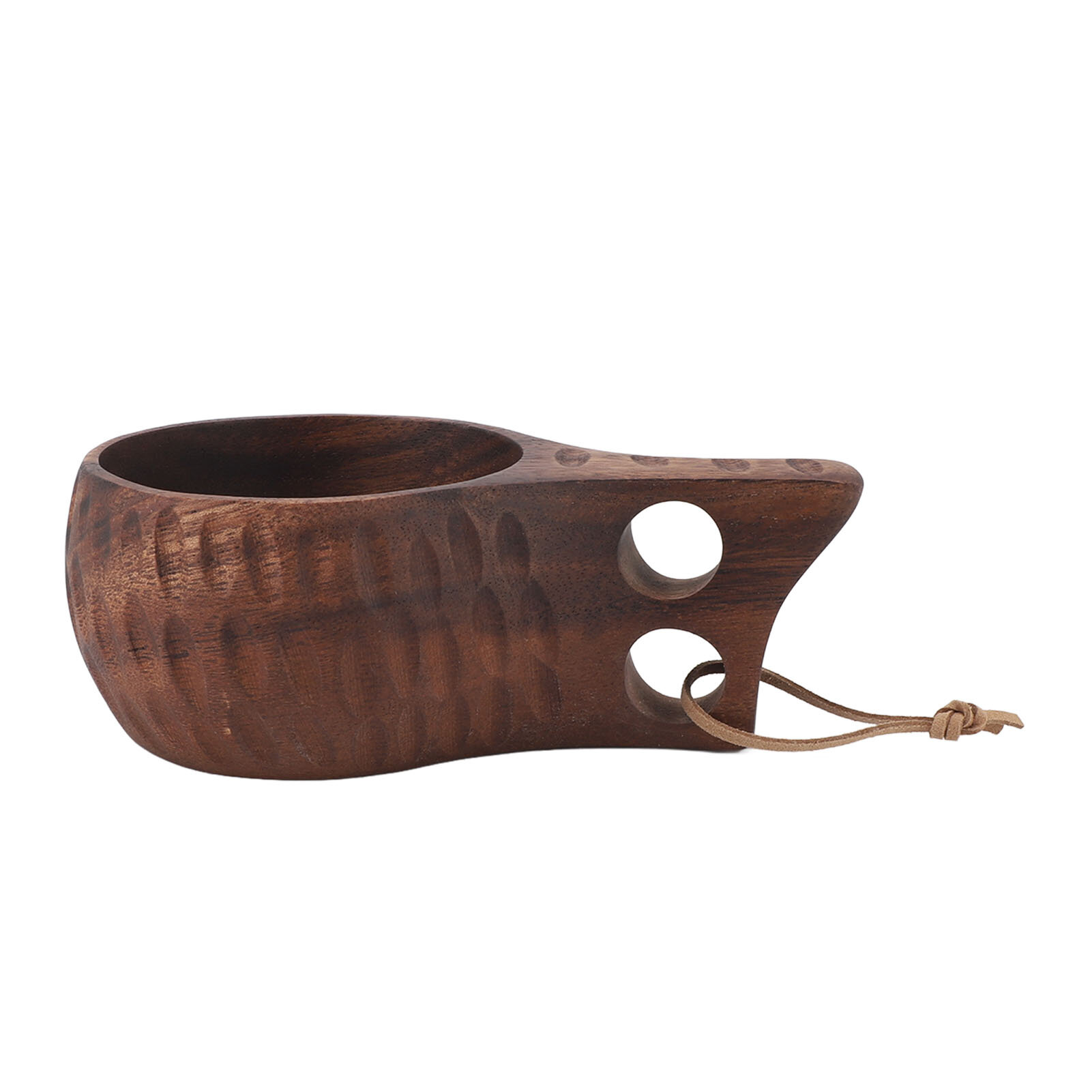 350 мл деревянная чашка с ручкой портативная многофункциональная деревянная кружка пить чашка для кофейного чайного молока напитки из темного дерева цвет