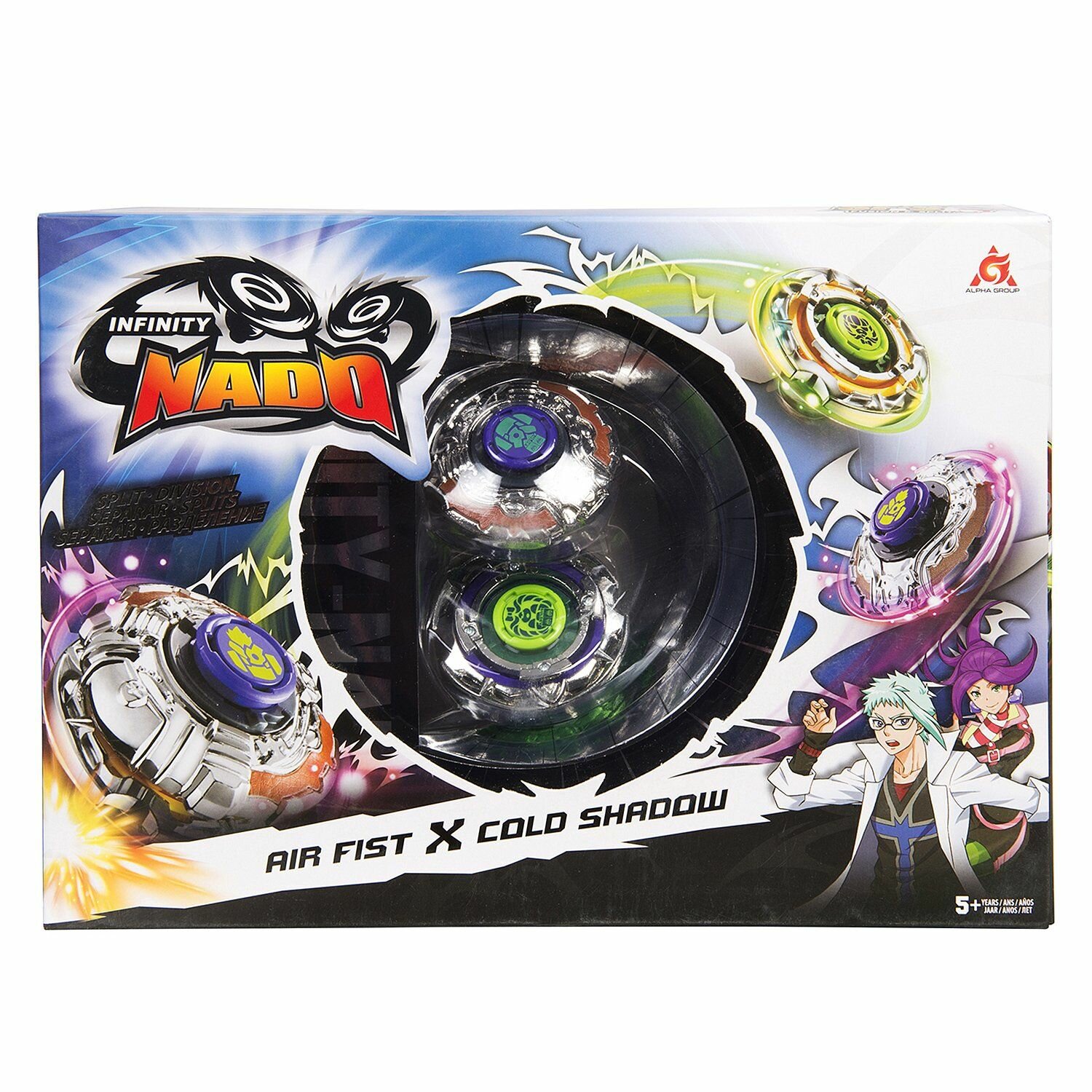 Infinity Nado Инфинити Надо - Air Fist and Cold Shadow 2 волчка Сплит 36059