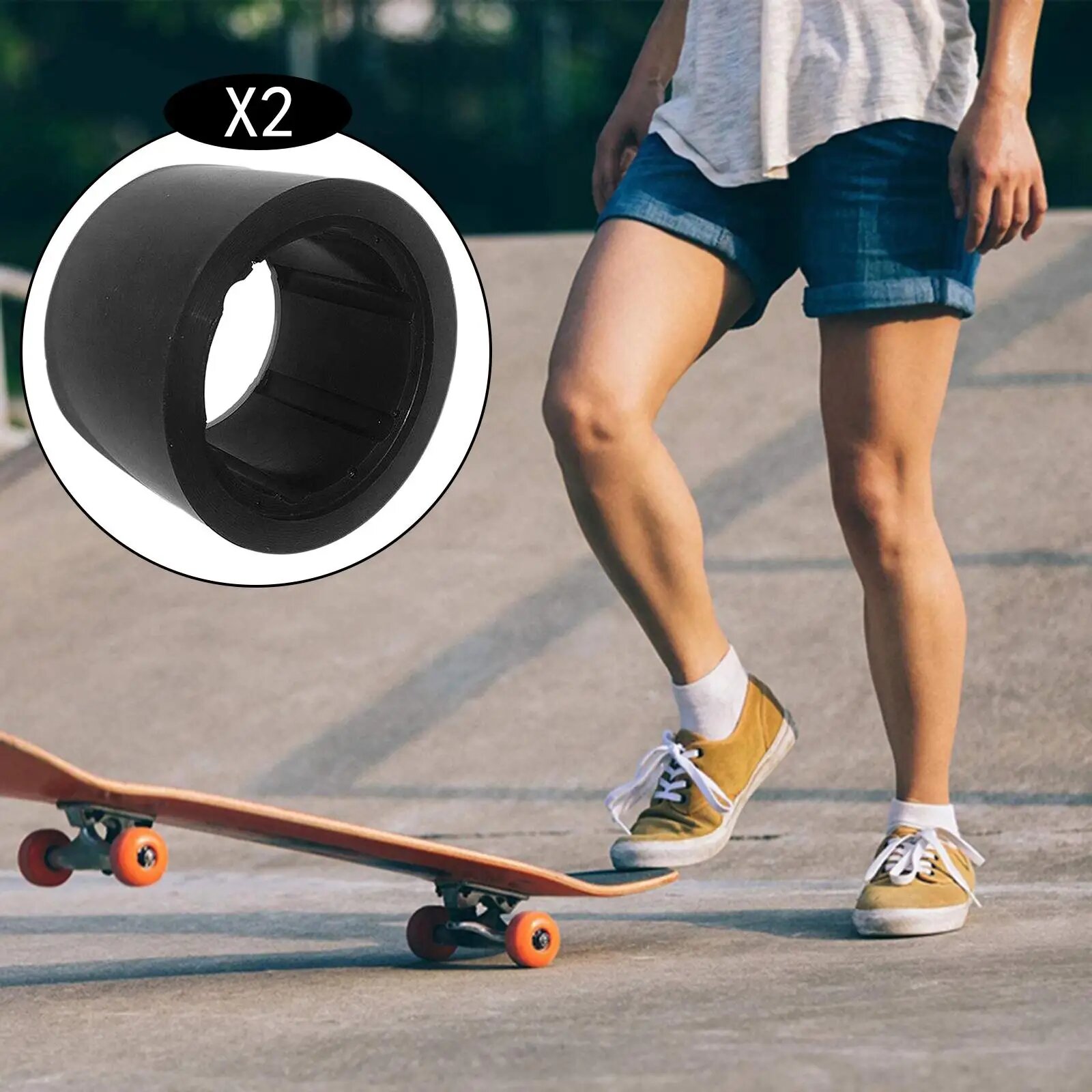 2 шт, чехол для шин двигателя с электрической ступицей, мотор-концентратор колеса для скейтборда, чехол для шин из искусственной кожи, съемные и сменные детали, 0 мм