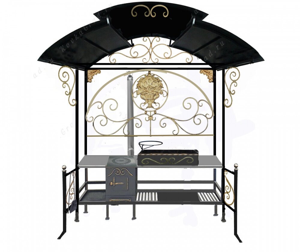 Мангал-беседка Абсолют NEW LOOK
