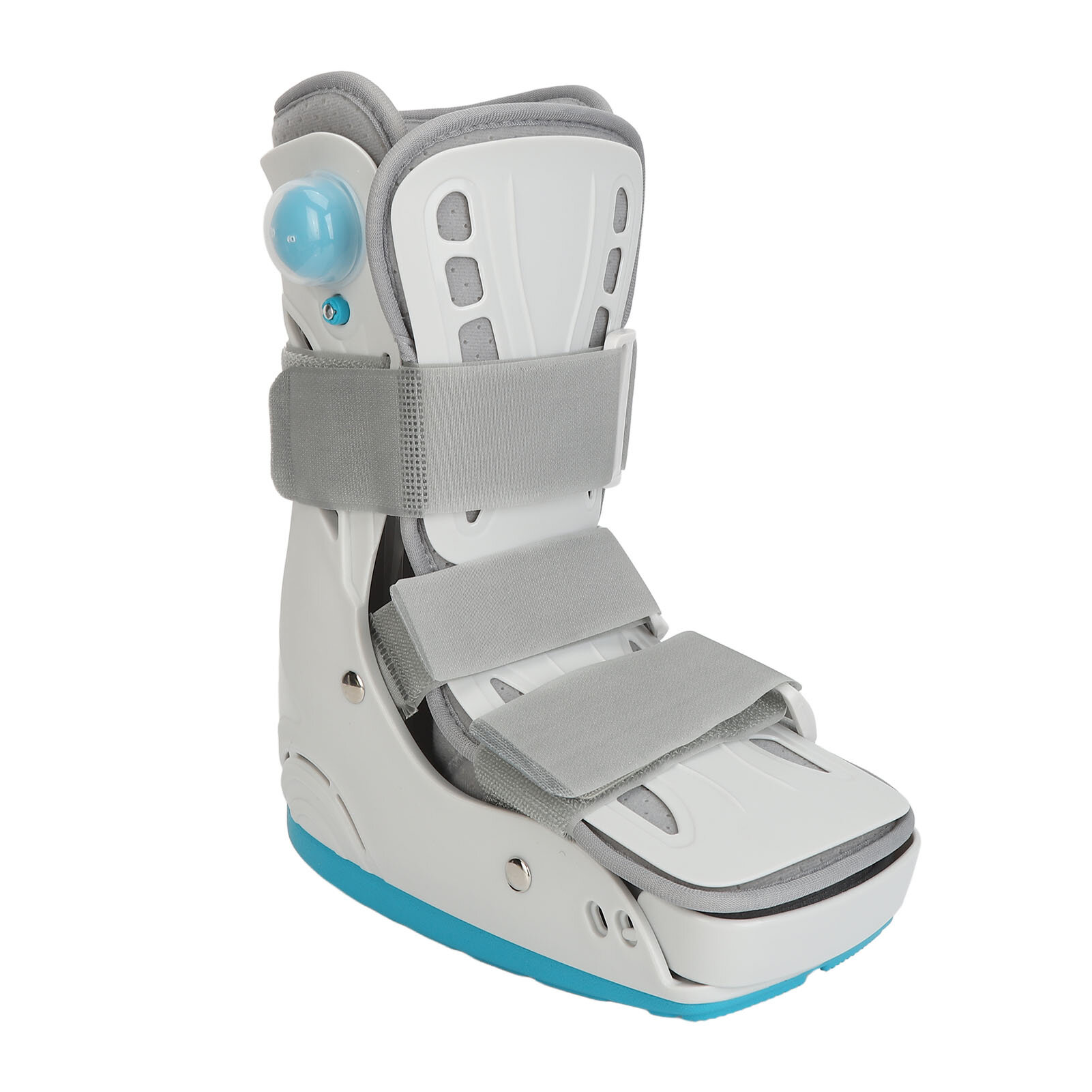 Air Cam Walker Boot Фиксация надувного короткого бандажа на щиколотке с двумя газовыми камерами для хирургии ахиллова сухожилия M Длина подошвы 11,4 дюйма