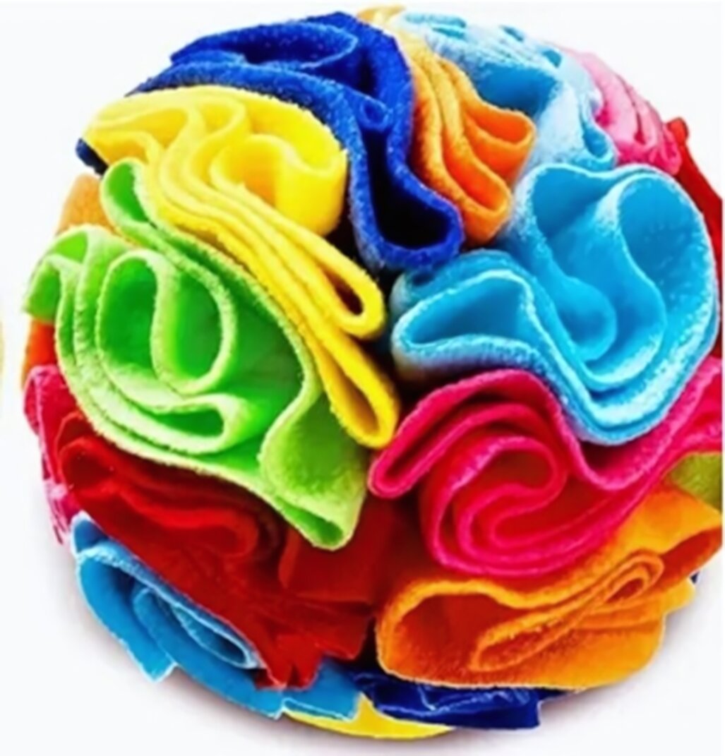 Мяч нюхательный 'Мой Бро' d-15см, текстиль, для дрессировки и антистресса