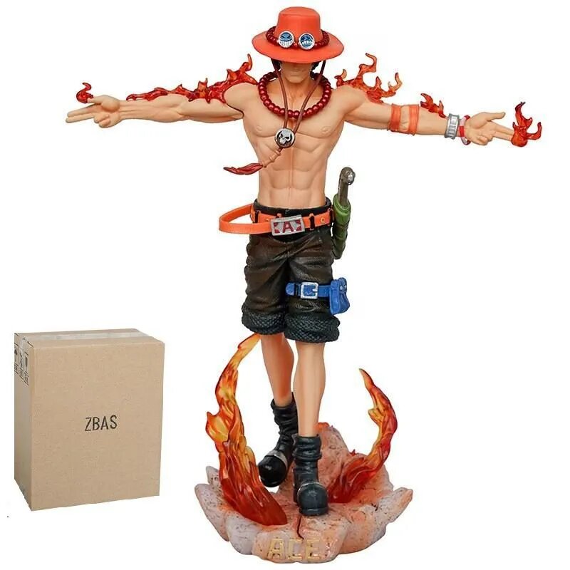 Фигурка Ван Пис Портгас Д. Эйс / One Piece Portgas D. Ace с подсветкой (27см)