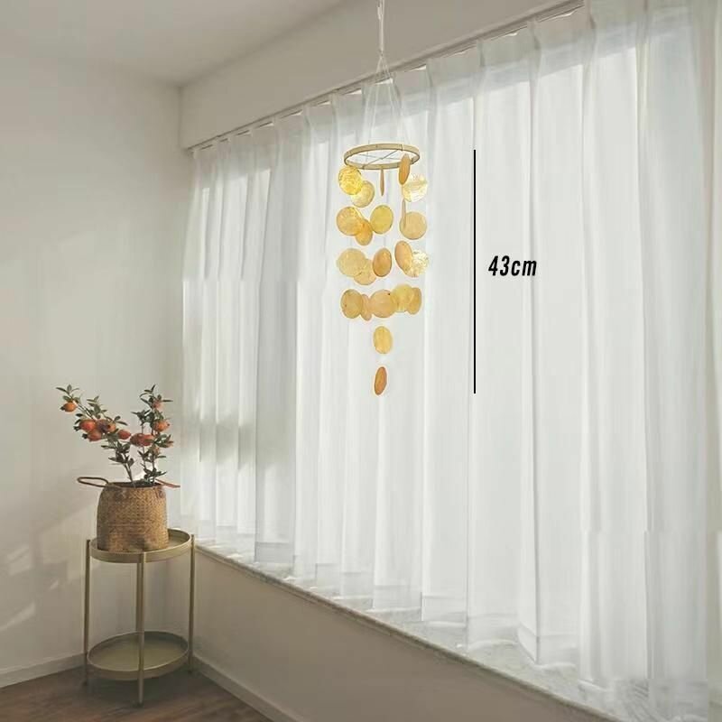 Колокольчики из ракушек, красочные, висящие на открытом воздухе в помещении, украшение для дома, подарки