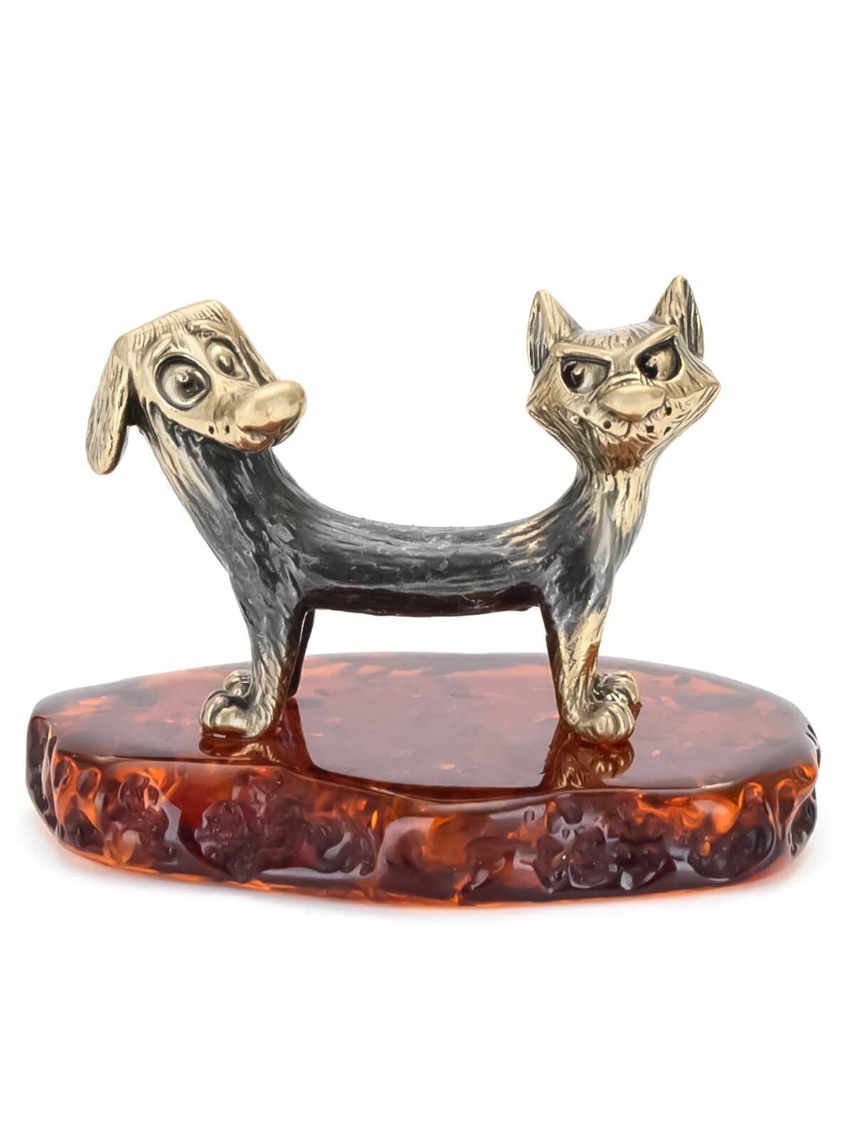 Сувенирная фигурка - КотоПес, Балтийский Янтарь, 3,3 см