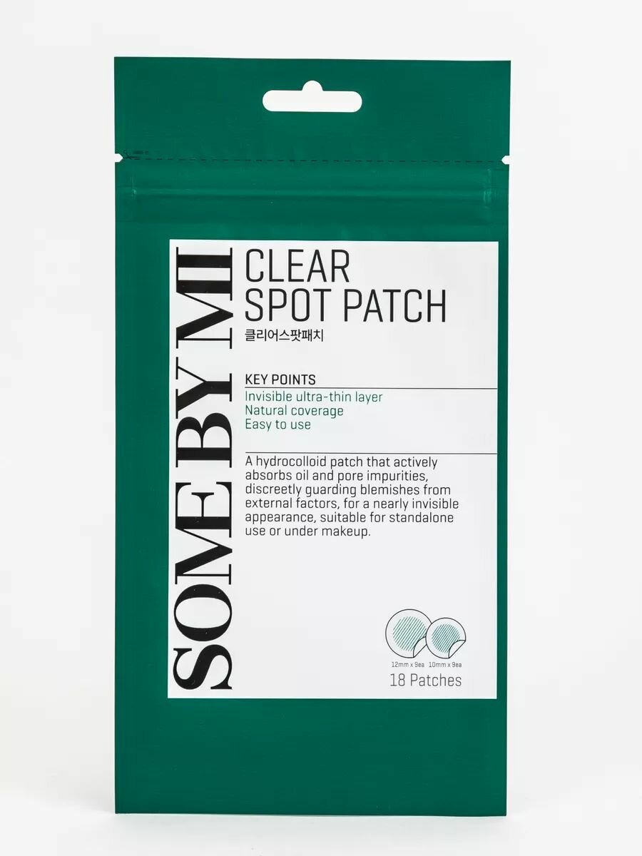 SOME BY MI Патчи для лица против акне Clear Spot Patch 18 шт