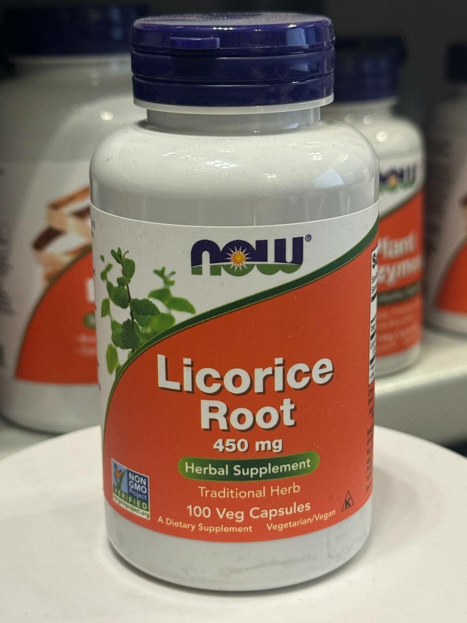 NOW Licorice Root 450 mg - Корень солодки: природная поддержка вашего здоровья, 100 капсул