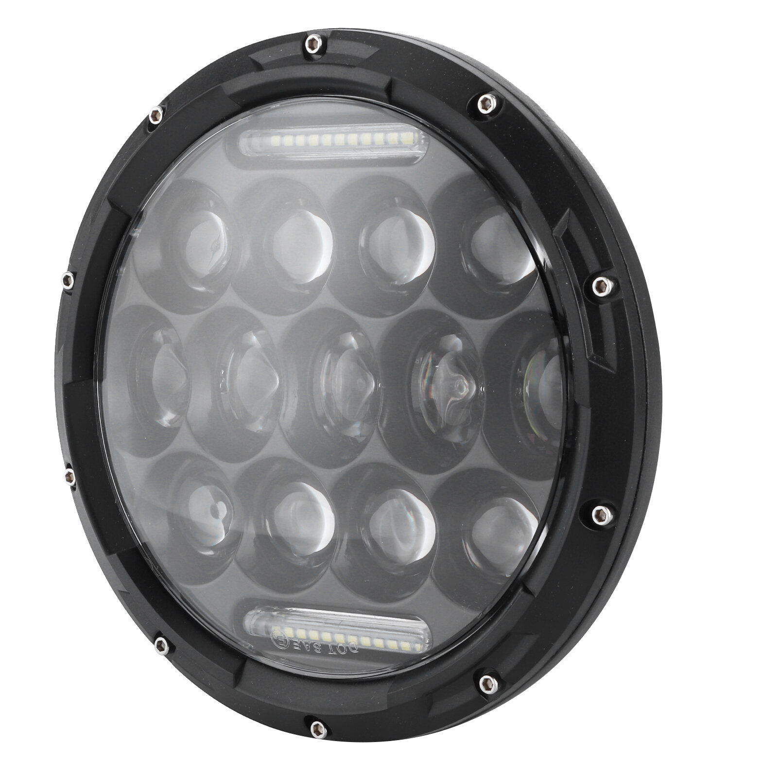 7 дюймов, 75 Вт, светодиодная фара, 6500K, эффективная фара с высокой яркостью, подходит для Jeep Wrangler