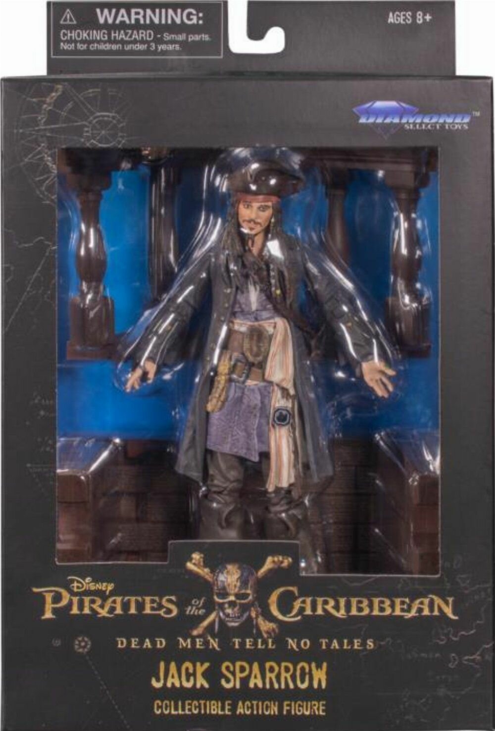 Фигурка DIAMOND SELECT TOYS Пираты Карибского моря: Джек Воробей , 7 дюймов Jack Sparrow
