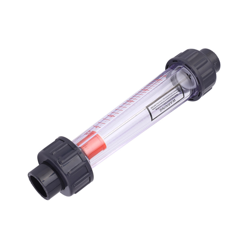 ЛZB-15(D) Пластиковый Трубный Флоуметр Измеритель Потока Жидкости Точность 4% Сопротивление Кислотам Щелочам Диапазон 40-400L/H Материал Пластик Стекло Размер 20x4x4cm