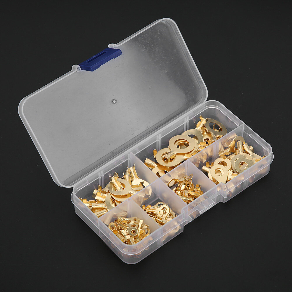 150 шт. кольцевые клеммы, латунный кабельный разъем, аксессуары для проводки, электрические детали, огнестойкие
