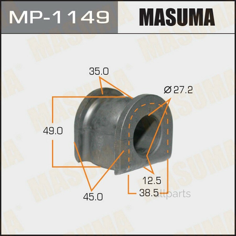 MASUMA MP-1149 втулка стабилизатора! переднего\ Honda Accord 02-08