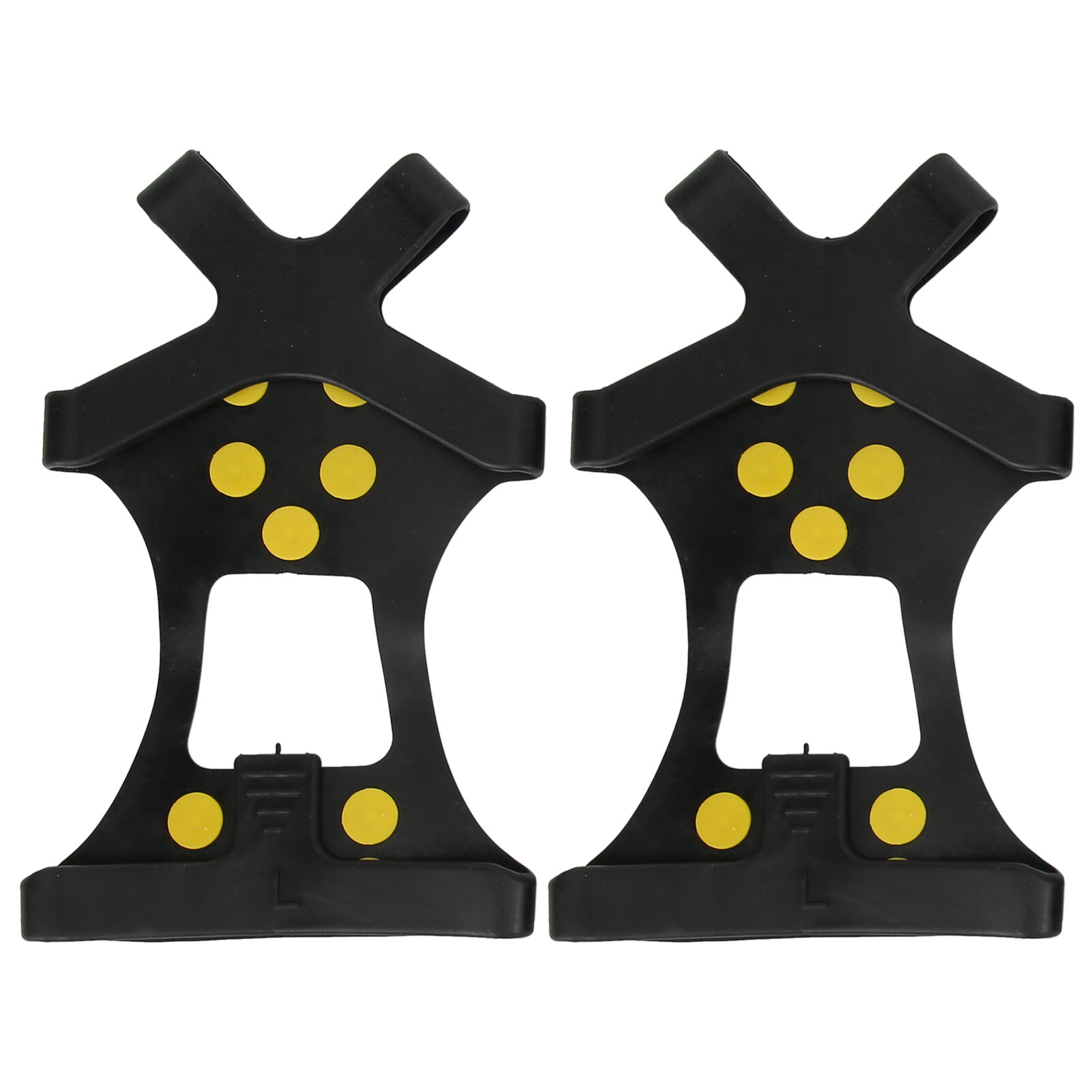 10 шипов, противоскользящие накладки на обувь для альпинизма и ледолазания (нескользящие накладки на обувь для кошек, размер L)